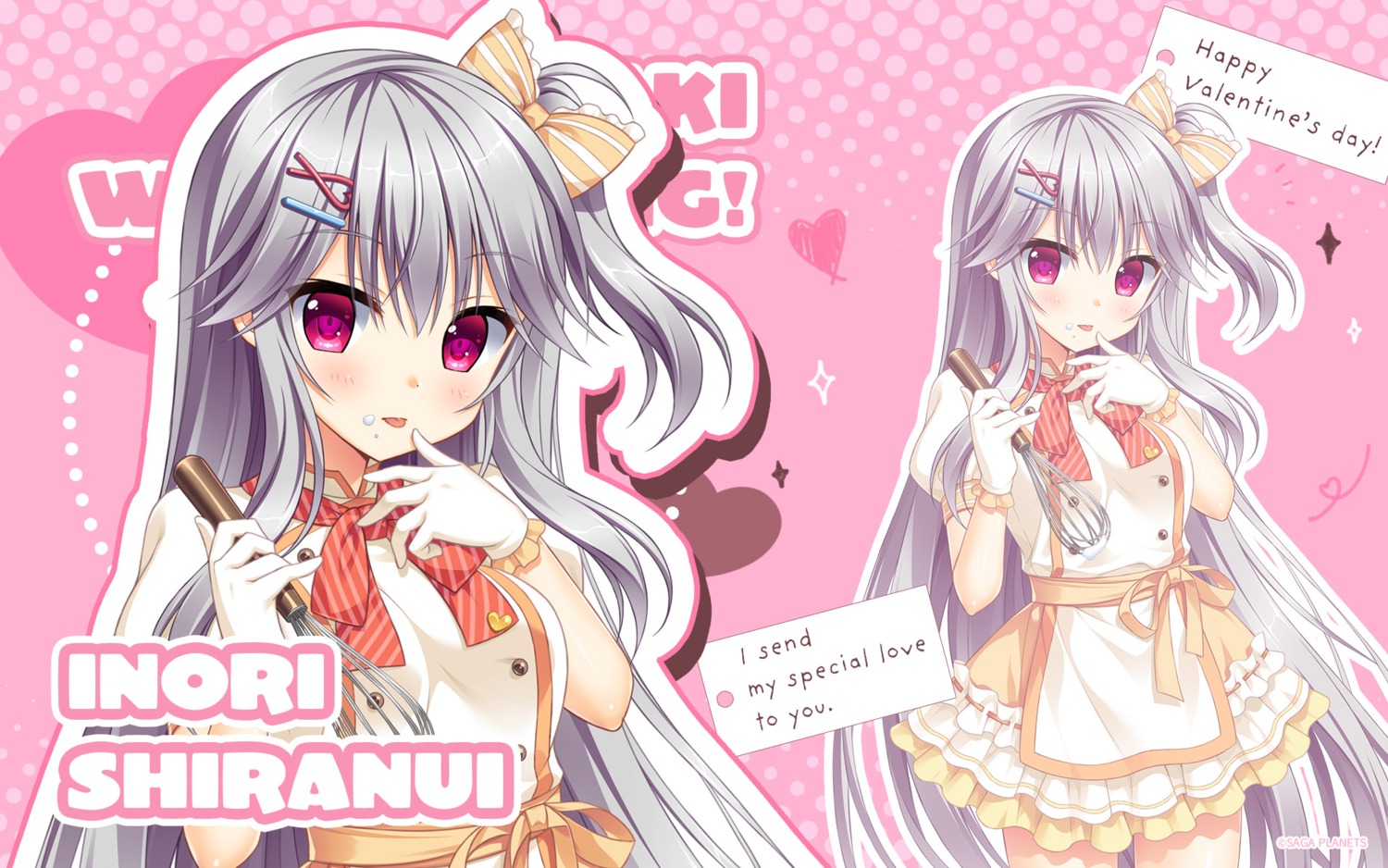 saga planets hontani kanae hanasaki work spring shiranui inori cream valentine waitress ...